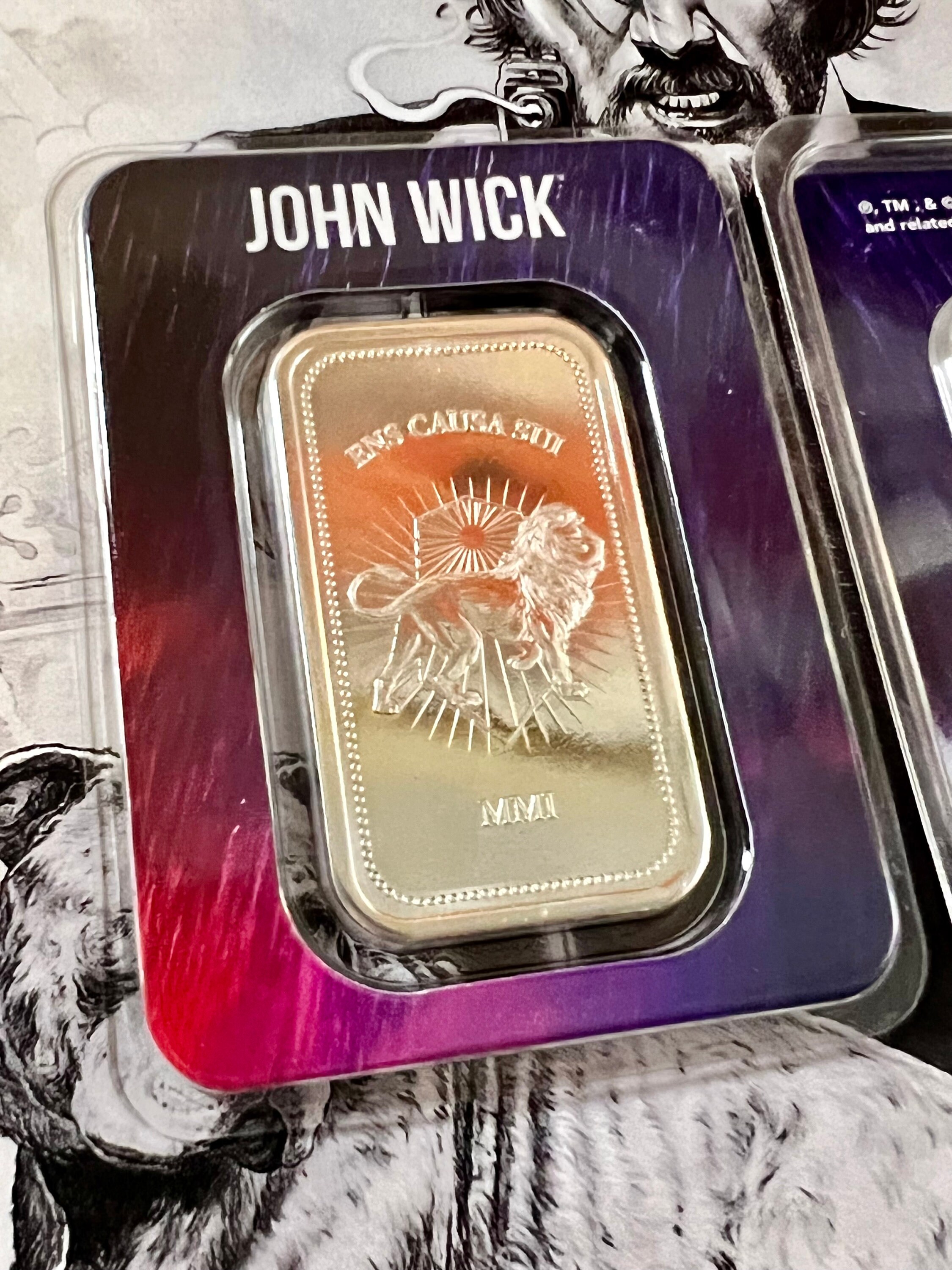 John Wick® 1 Oz Silver Continental Bullion Bar 999 John Wick Etsy