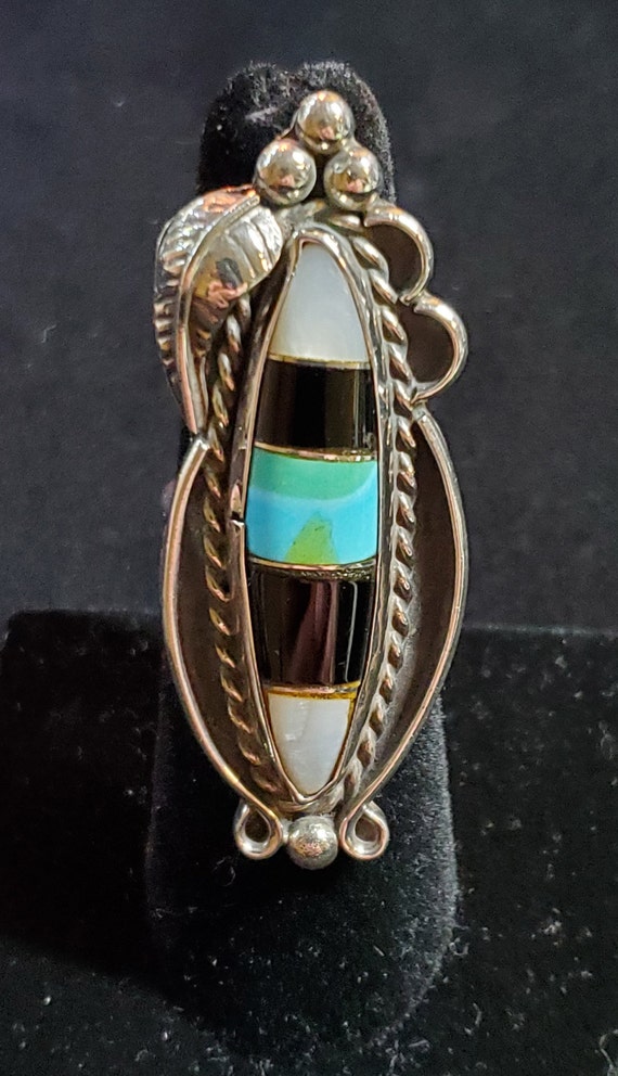 antique 70s hopi inlay - Gem