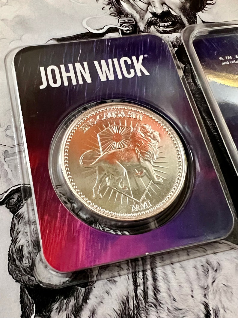 John Wick® 1 Oz Silver Continental Coin 999 Fine Silver John Wick In