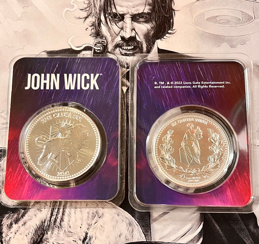 John Wick® 1 Oz Silver Continental Coin 999 Fine Silver John Wick In