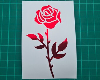 Roses Vinyl Decal | Etsy