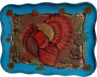 Large Ceramic Turkey - Etsy