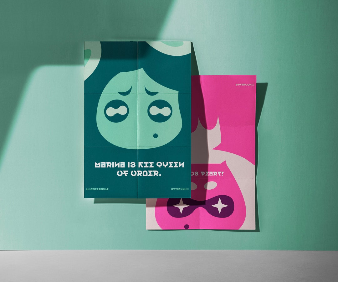 Splatoon Hotlantis Poster Print | off the Hook | Pearl & Marina | 4"x6 ...