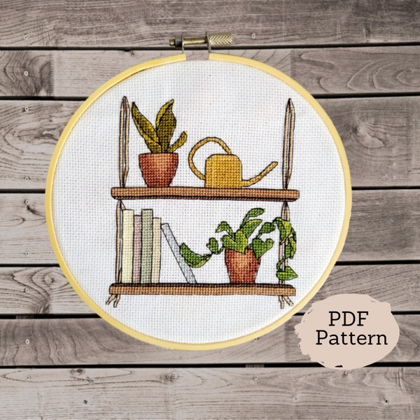 Shelf Cross Stitch - Etsy