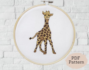 Baby Animal Cross Stitch PDF Patterns, Set of 13 Modern DIY Nursery ...
