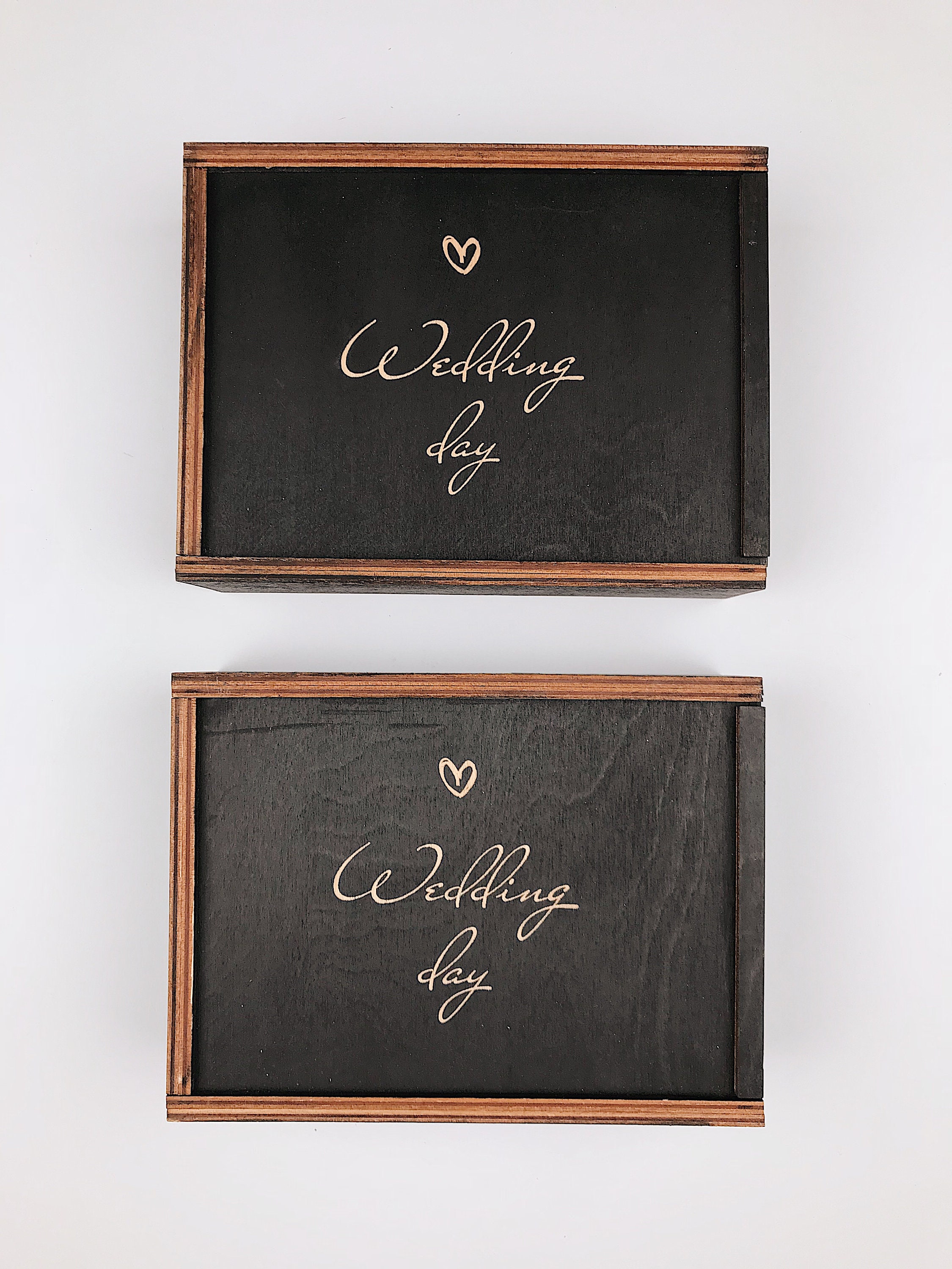 Wooden Custom Pull-out Photo Box for Photos 6x8" (15x21cm) | Wooden ...