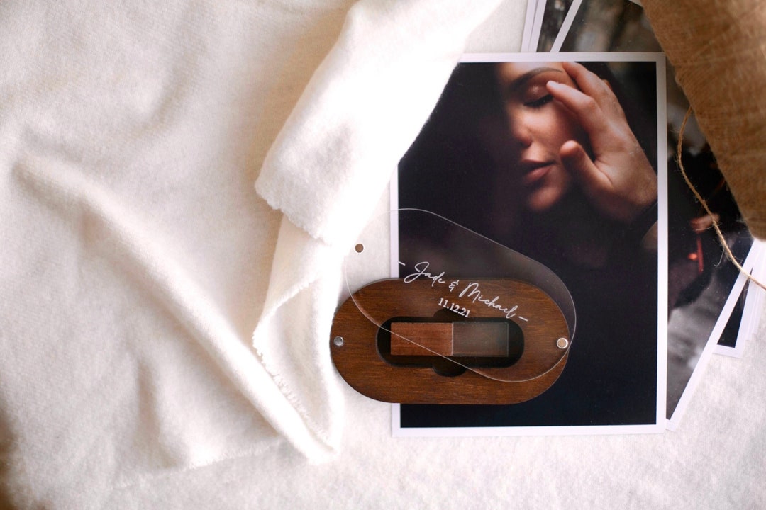 Personalized USB Box and Engraved Usb Stick | Wooden USB Flash Drive ...