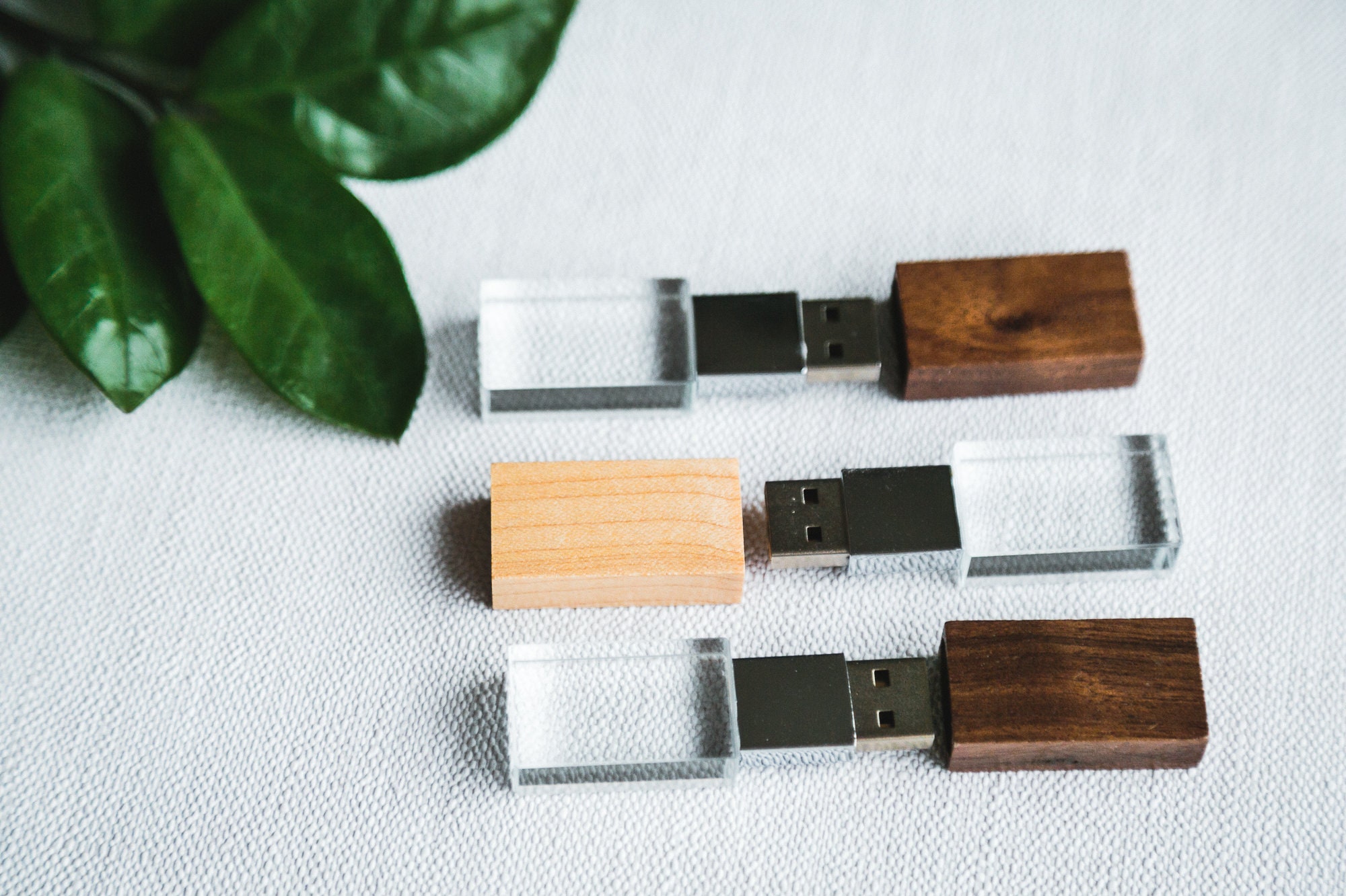 Kristall Holz USB graviert USB Stick Hochzeit USB | Etsy