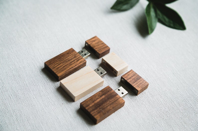 Custom USB Wooden Flash Drive | Rectangular USB Flash Drives | Flash ...