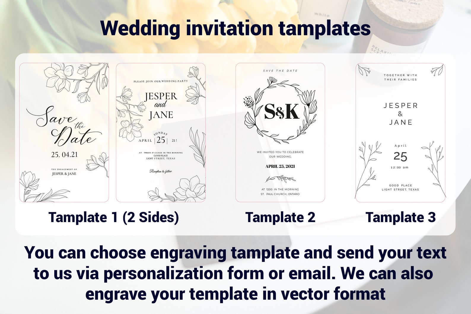 Wedding Party Wood Invitation Card 4x6 Size With Envelope - Etsy