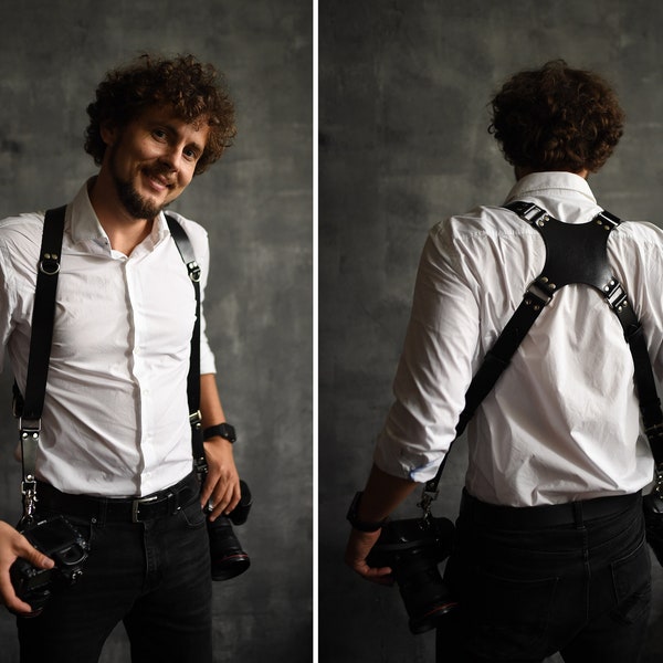 Leather Camera Harness - Etsy