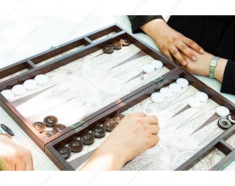 Unique Backgammon Set - Etsy