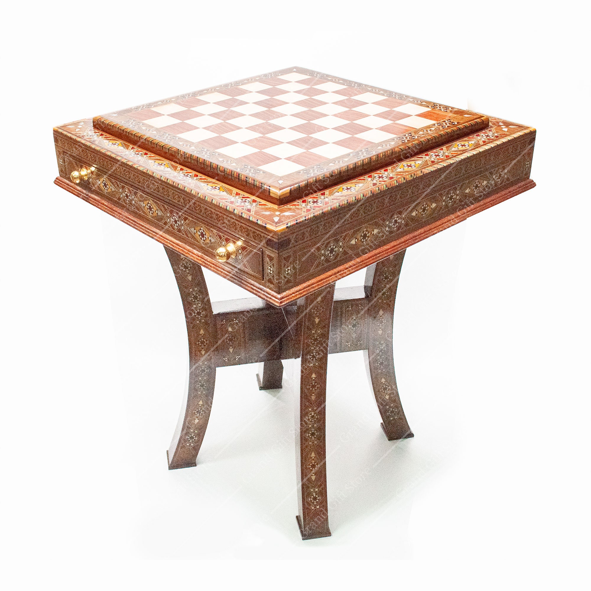 Chess Backgammon Table Christmas Gifts Chess Table - Etsy UK