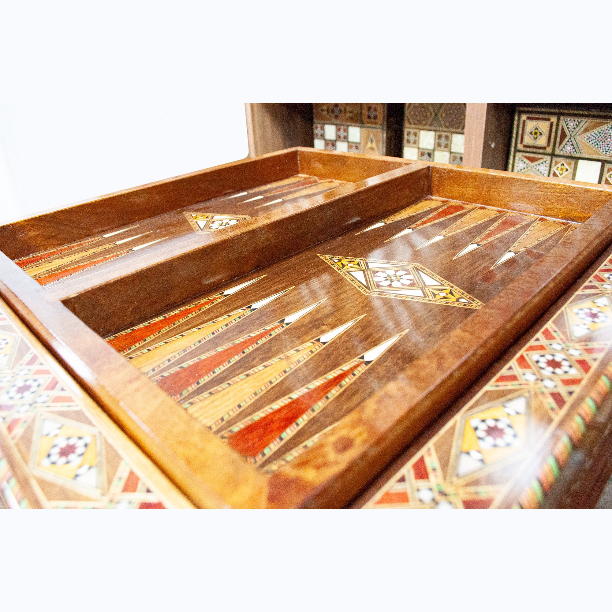 Chess Backgammon table Christmas gifts Chess Table | Etsy