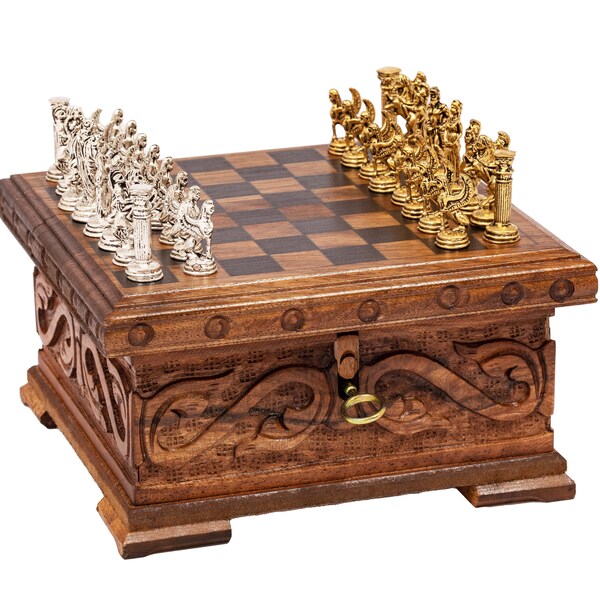 Engraved Chess Board - Etsy