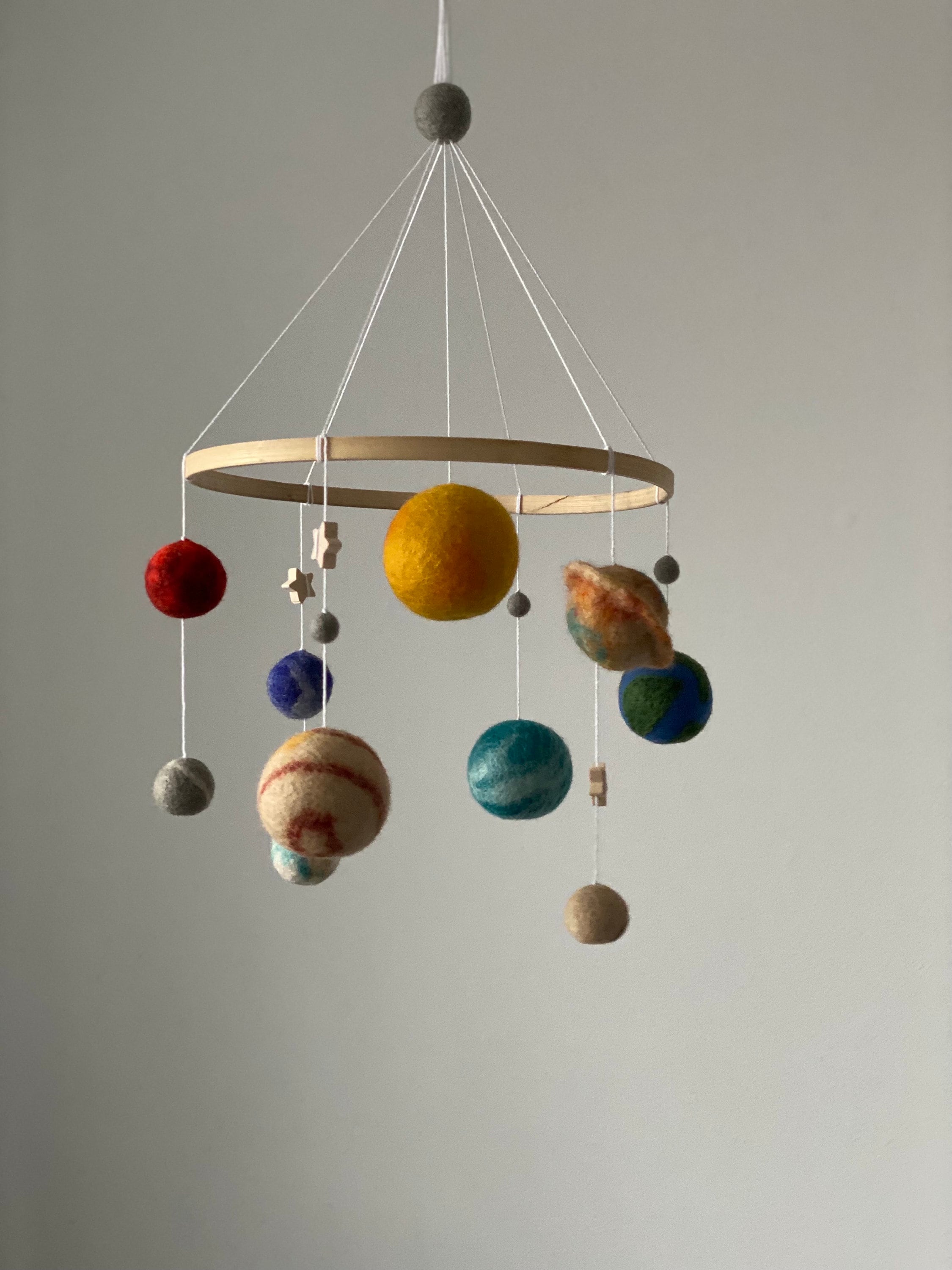 Solar System Crib Musical Mobile