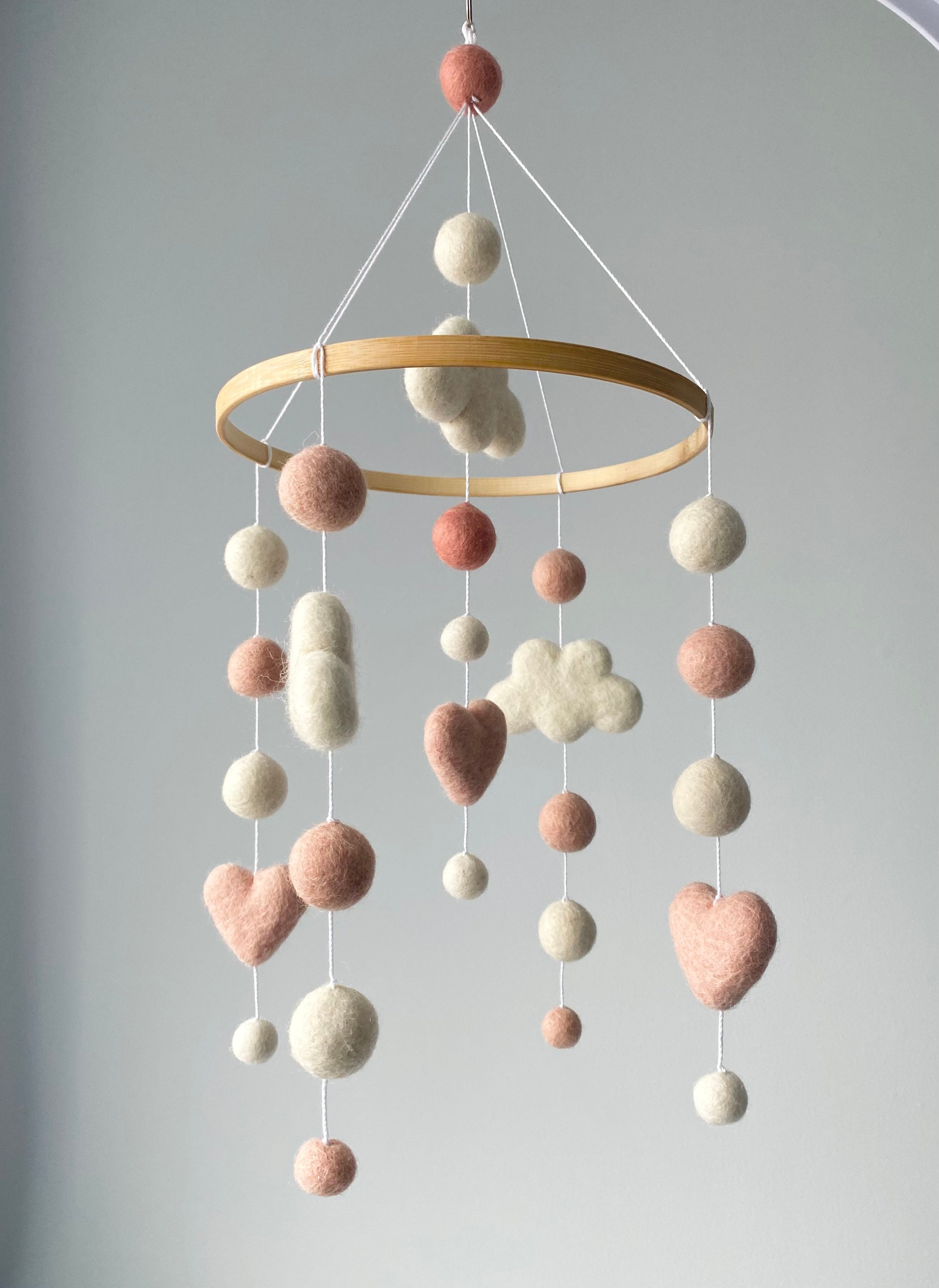 Baby Girl Mobile/ Baby Mobile/ Nursery Mobile/ Handmade Mobile/baby ...