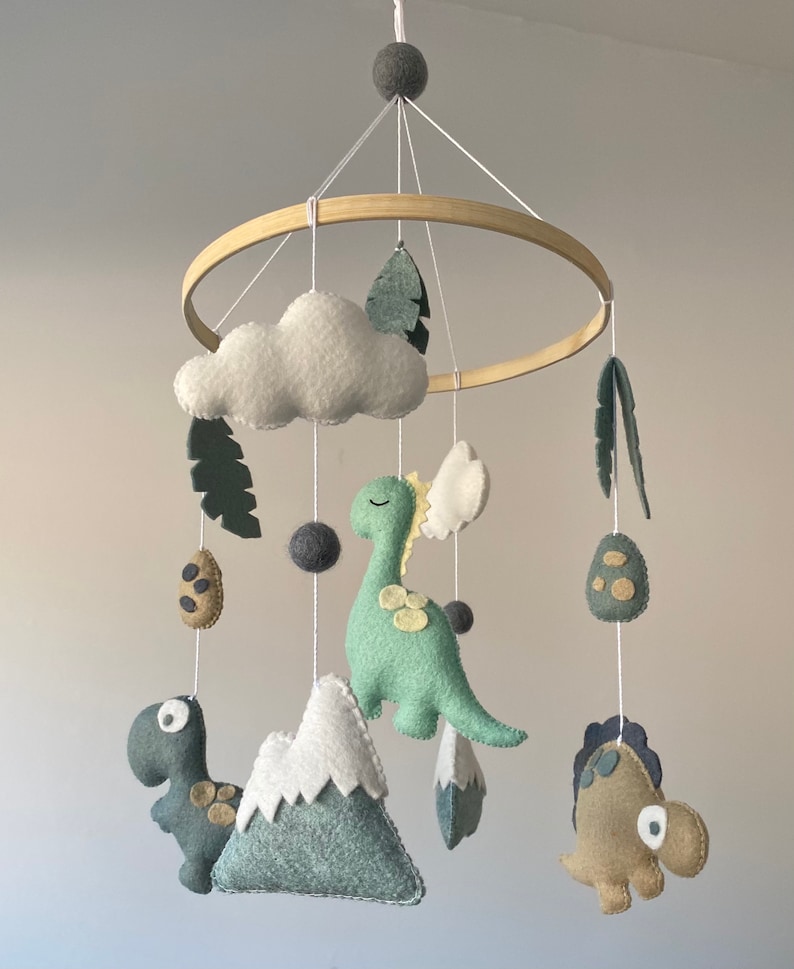 Dinosaur Baby Mobile/ Dinosaur Mobile/ Baby Mobile/ Nursery Mobile ...