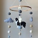 Dog Mobile for Nursery, Australian Shepherd Dog Baby Mobile, Gender ...