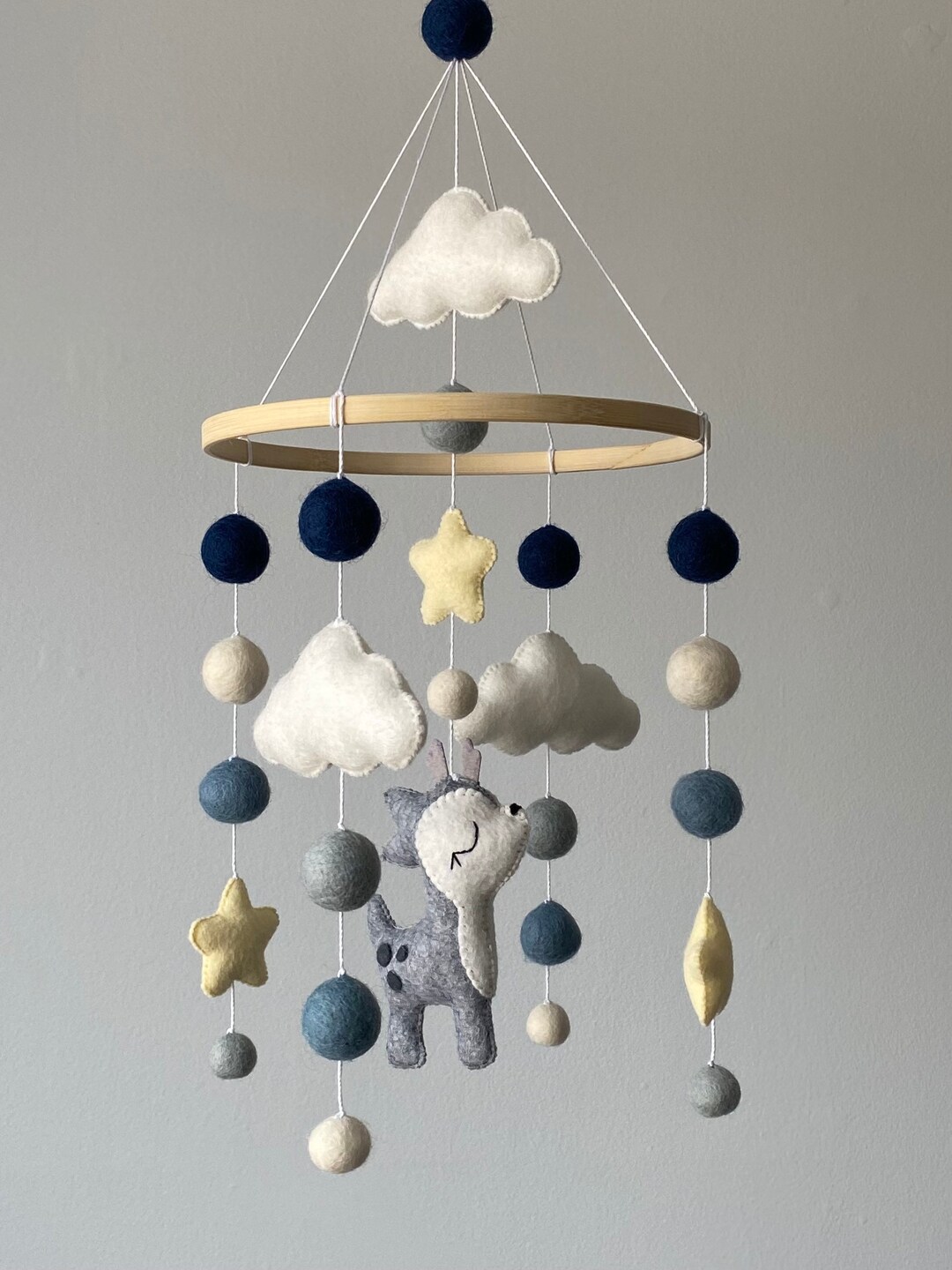 Baby Boy Mobile/ Baby Mobile/ Nursery Mobile/ Woodland Mobile/ - Etsy