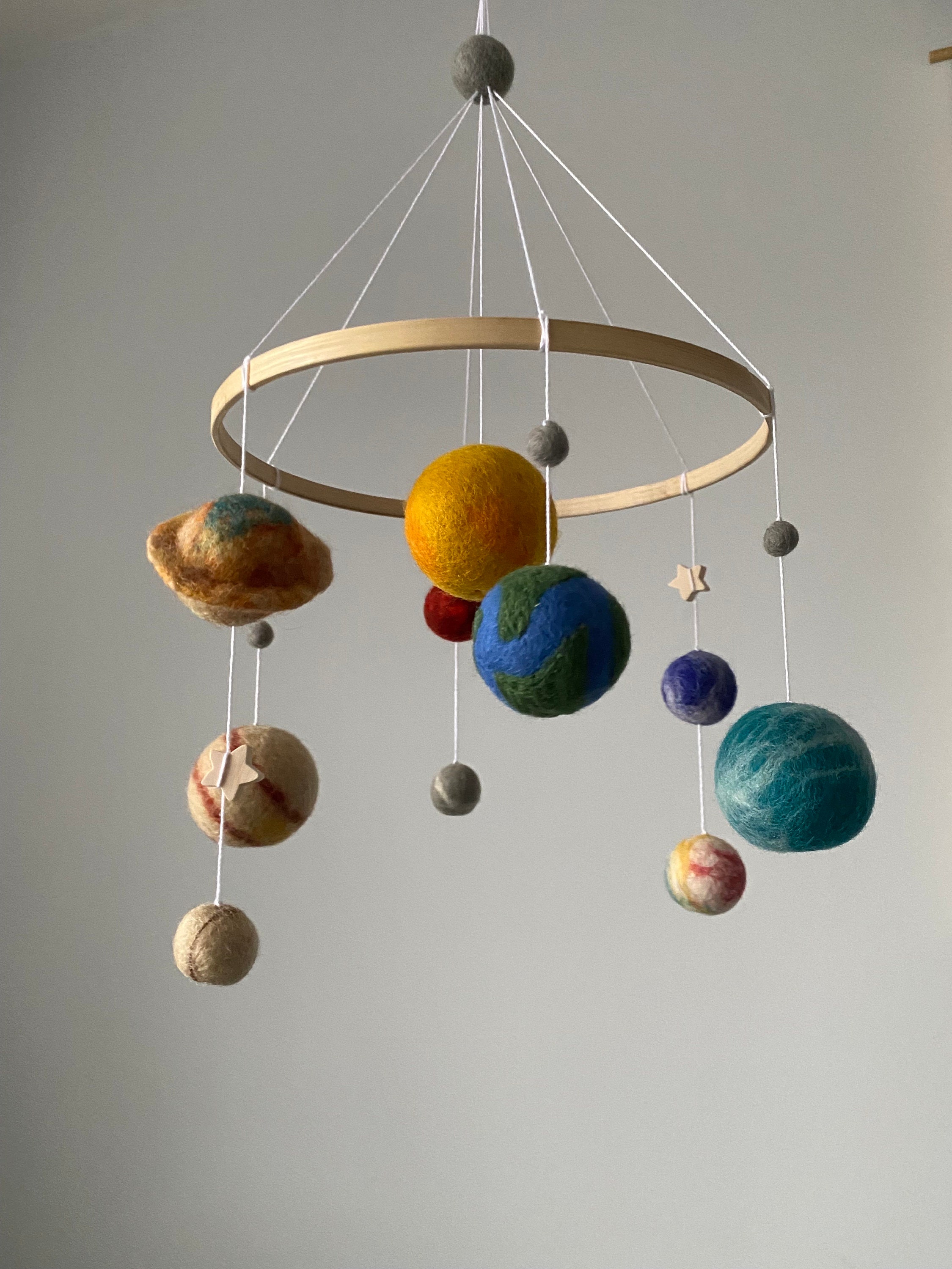 Solar System Mobile, Baby Mobile, Planets Mobile, Crib Mobile Girl ...