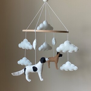 Dog Mobile for Nursery, Golden Retriever Dog Baby Mobile, Gender ...