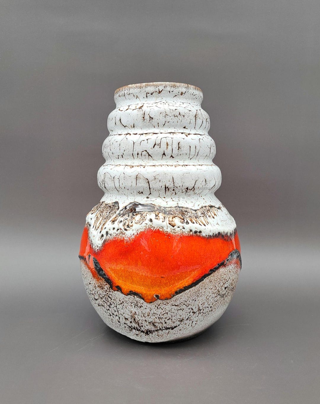 Vintage West German Scheurich Wien Vase 269-22 Fat Lava Mid Century ...