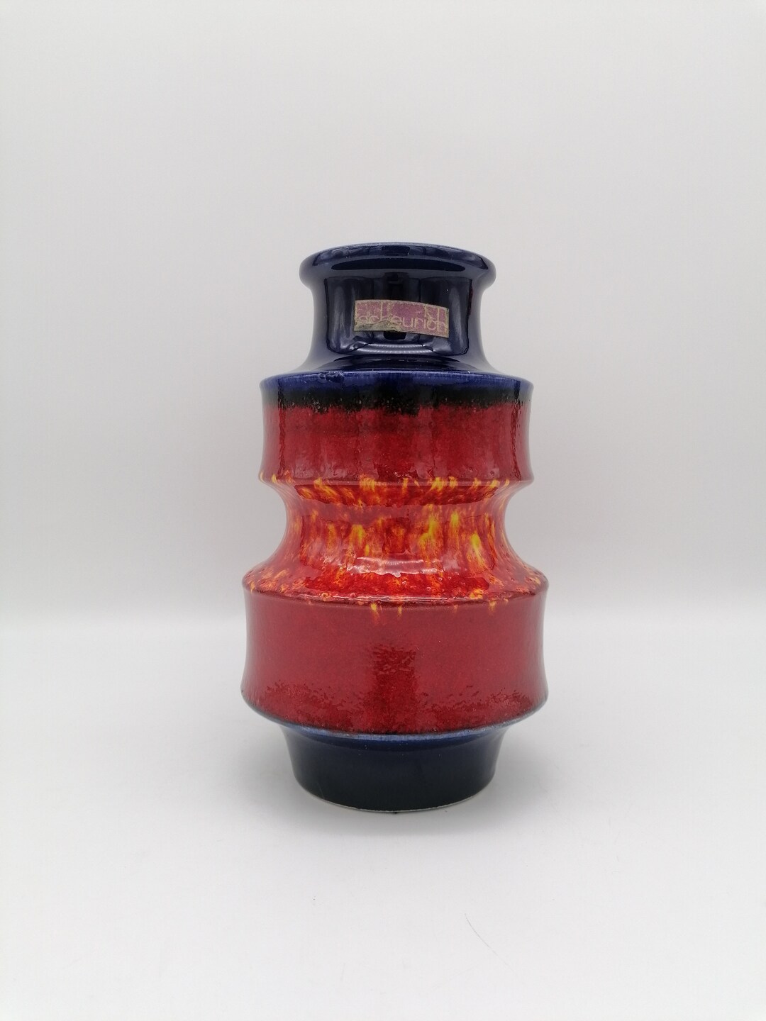 Scheurich 267-20 Pagoda Vase Vintage West Germany Mid Century Ceramics ...