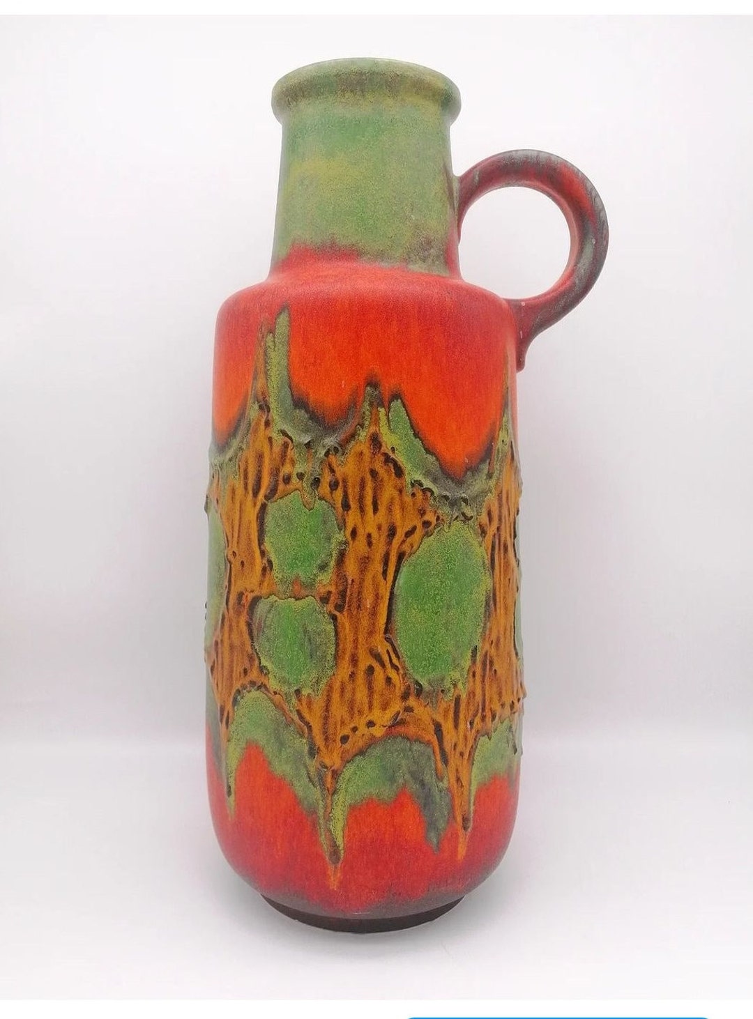 Scheurich 409-52 Fat Lava Vase Mid Century Pottery West Germany Vase - Etsy