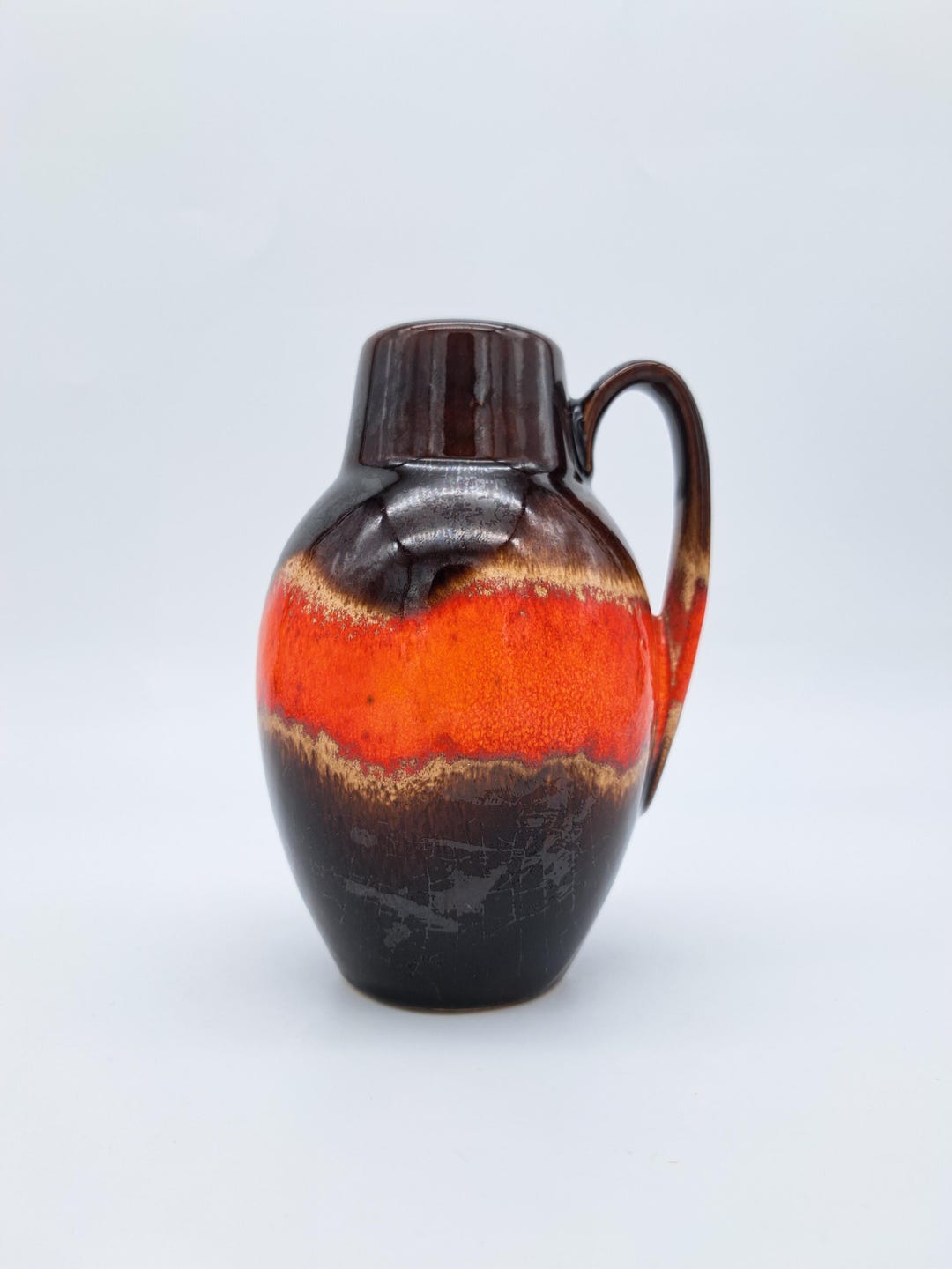 Vintage West German Mid-century Scheurich Fabiola Vase WGP Ceramics 414 ...