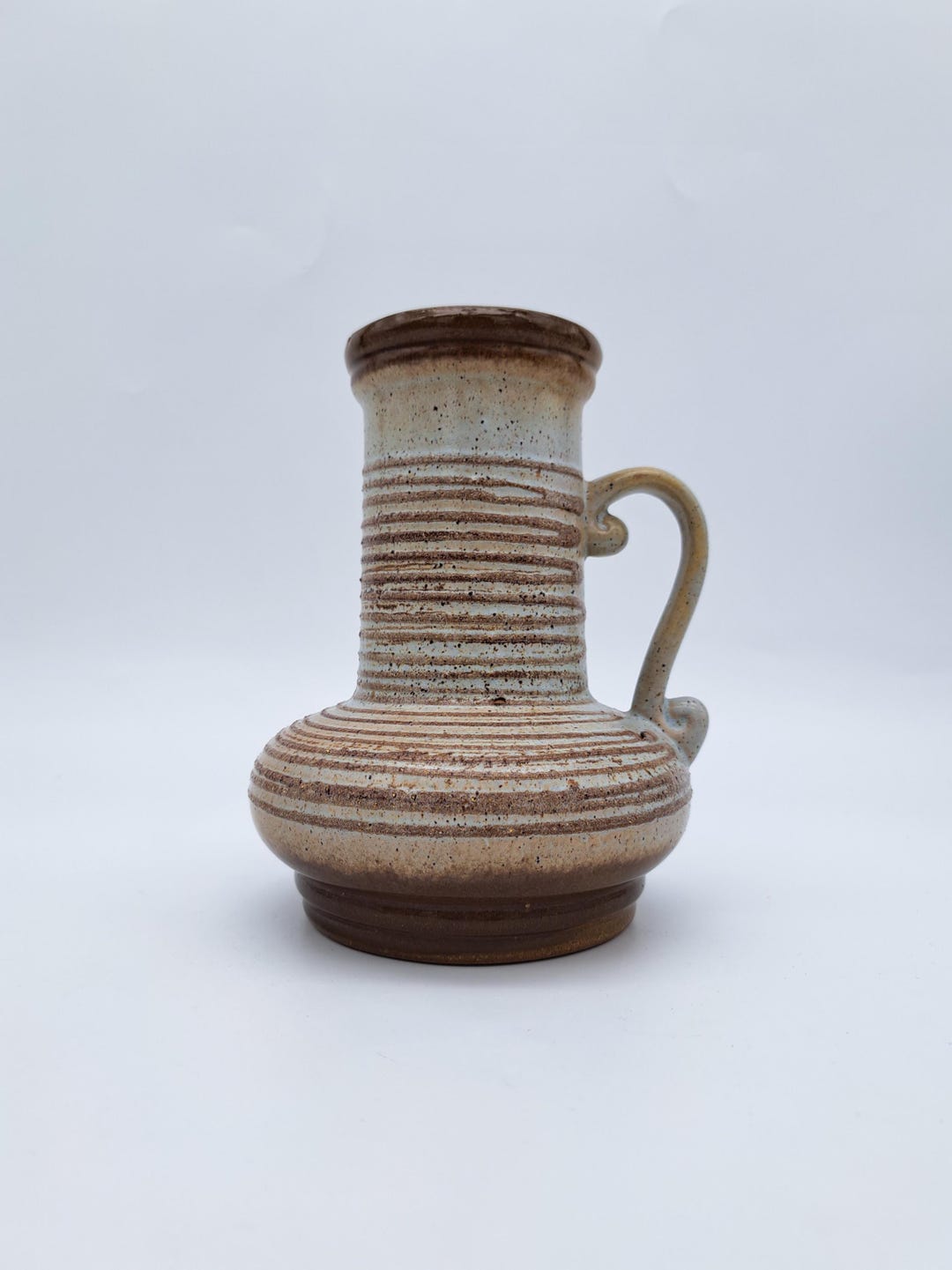 Vintage East German Veb Strehla Vase 9011 Mid-century Pottery 1960s MCM ...
