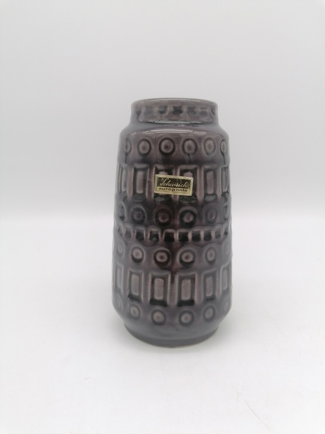 Vintage West German Pottery Scheurich Inka 260 Aubergine Colored 70's ...