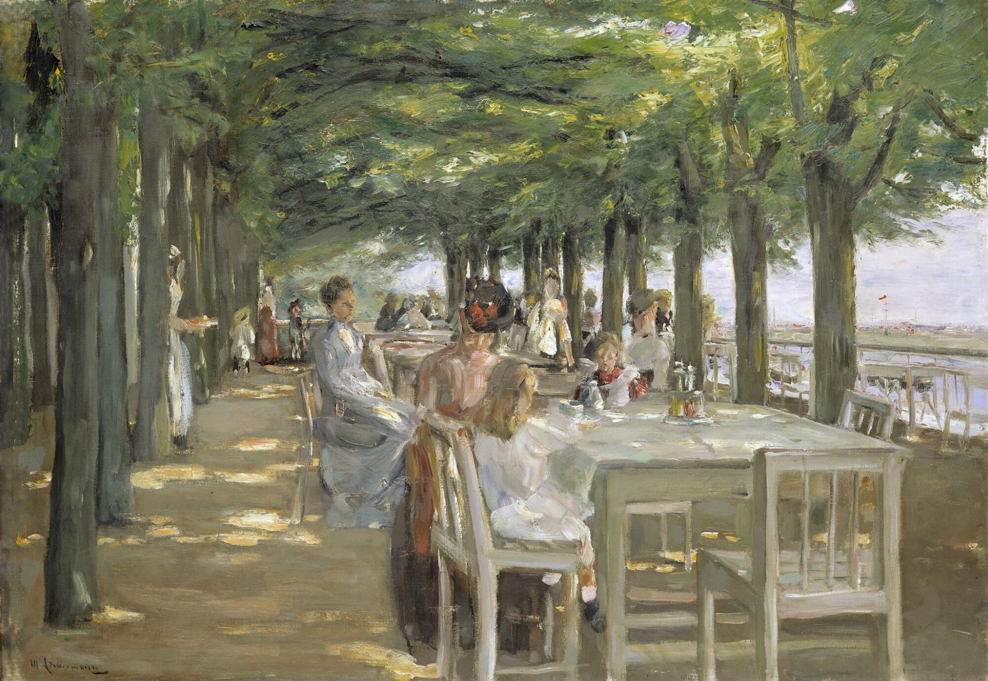 Max Liebermann The Terrace at the Restaurant Jacob in | Etsy