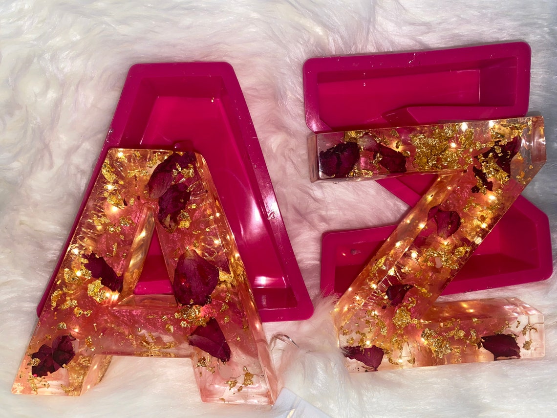 Large Resin Letter With Fairy Lights - Etsy Canada
