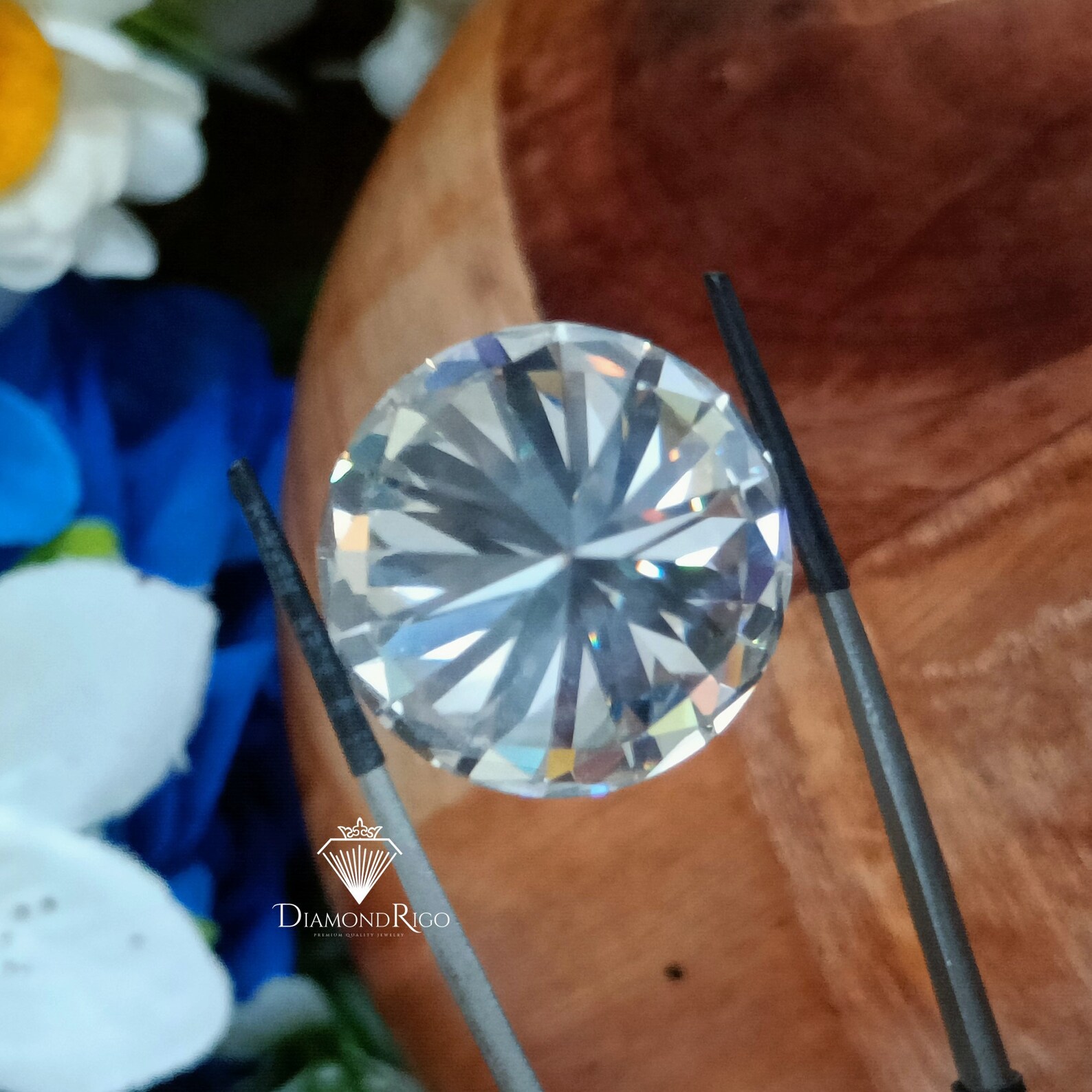 21 MM Big Round Moissanite Loose Stone Loose Moissanite for - Etsy