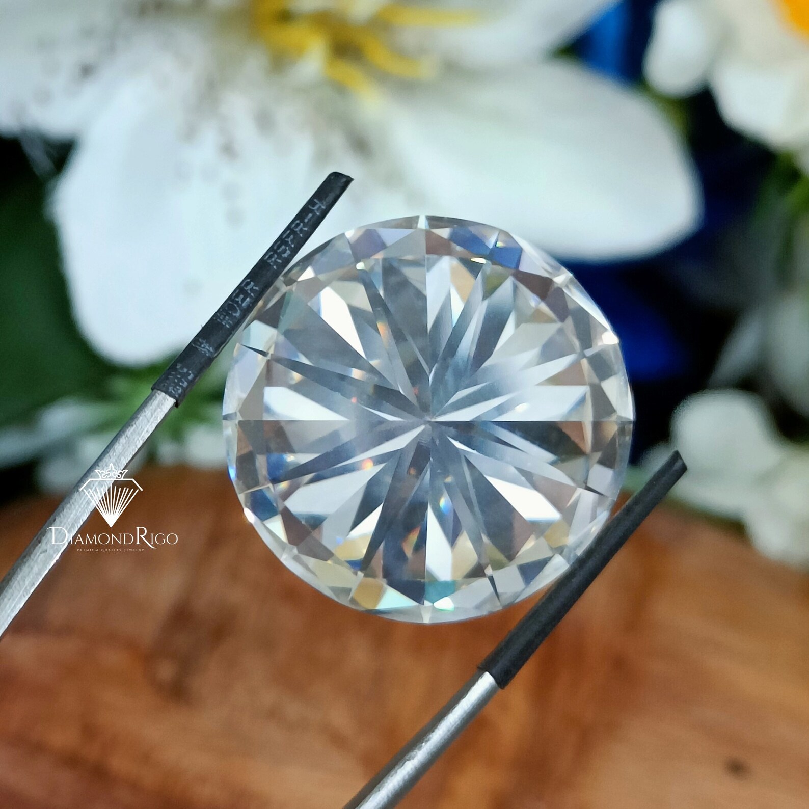 21 MM Big Round Moissanite Loose Stone Loose Moissanite for - Etsy