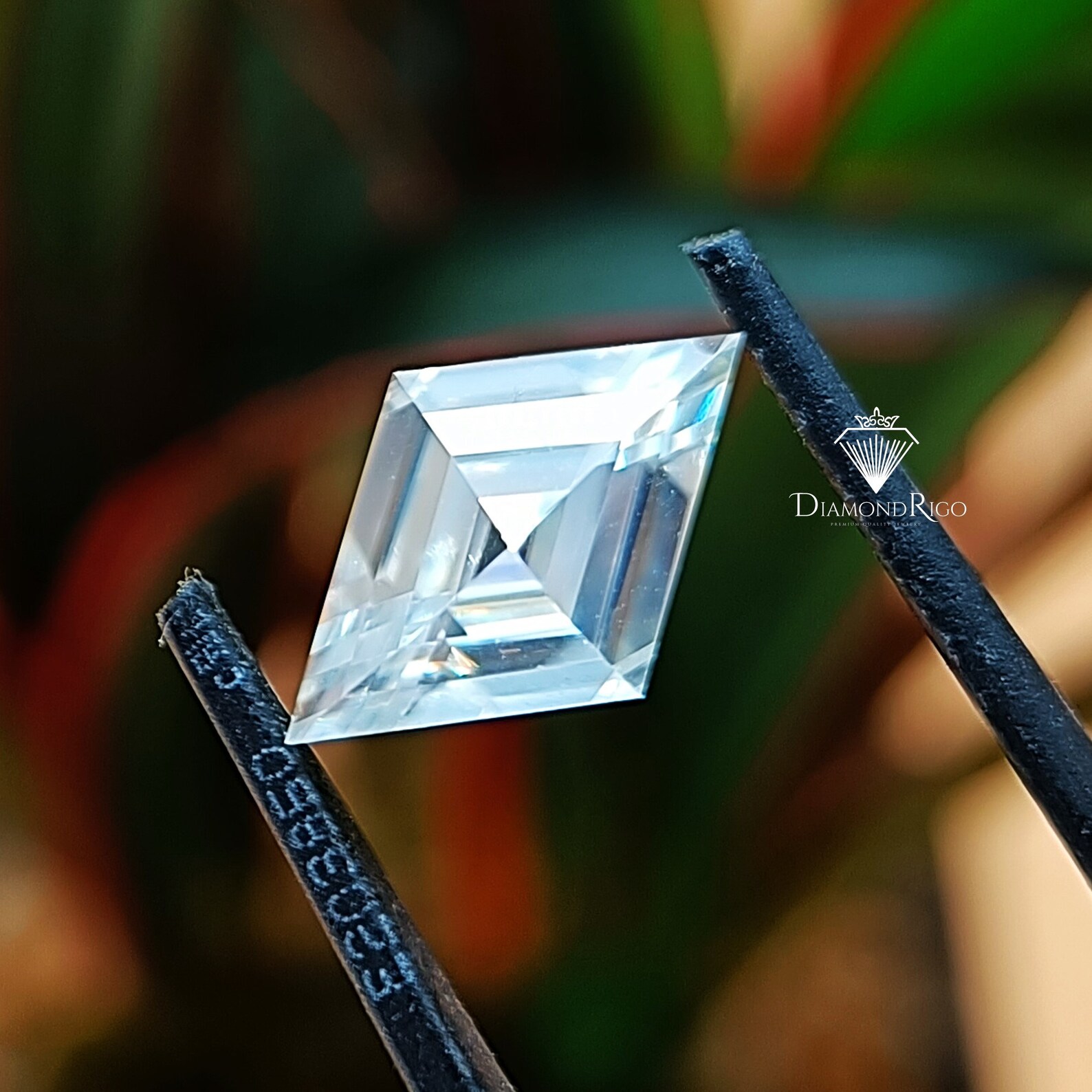 Lozenge Cut Loose Moissanite for Engagement Ring Fancy | Etsy