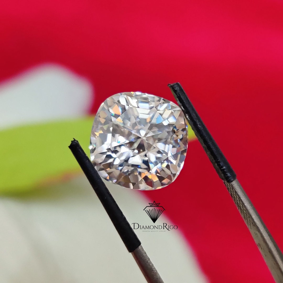 Cushion Jubilee Cut Loose Moissanite Diamond Jubilee Cushion Cut for ...