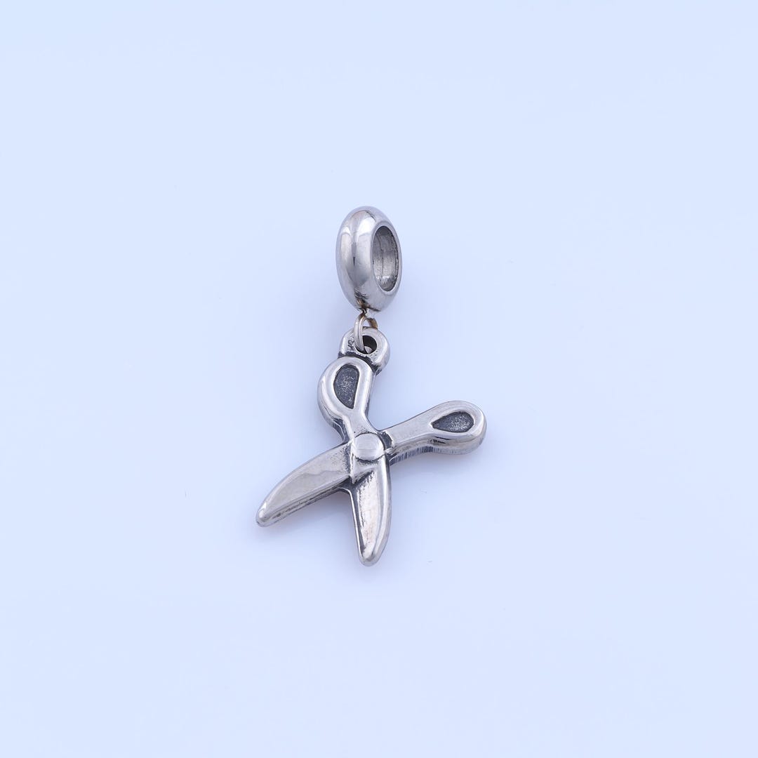 Stainless Steel Scissors Pendant,scissors Charms, Stainless Steel ...