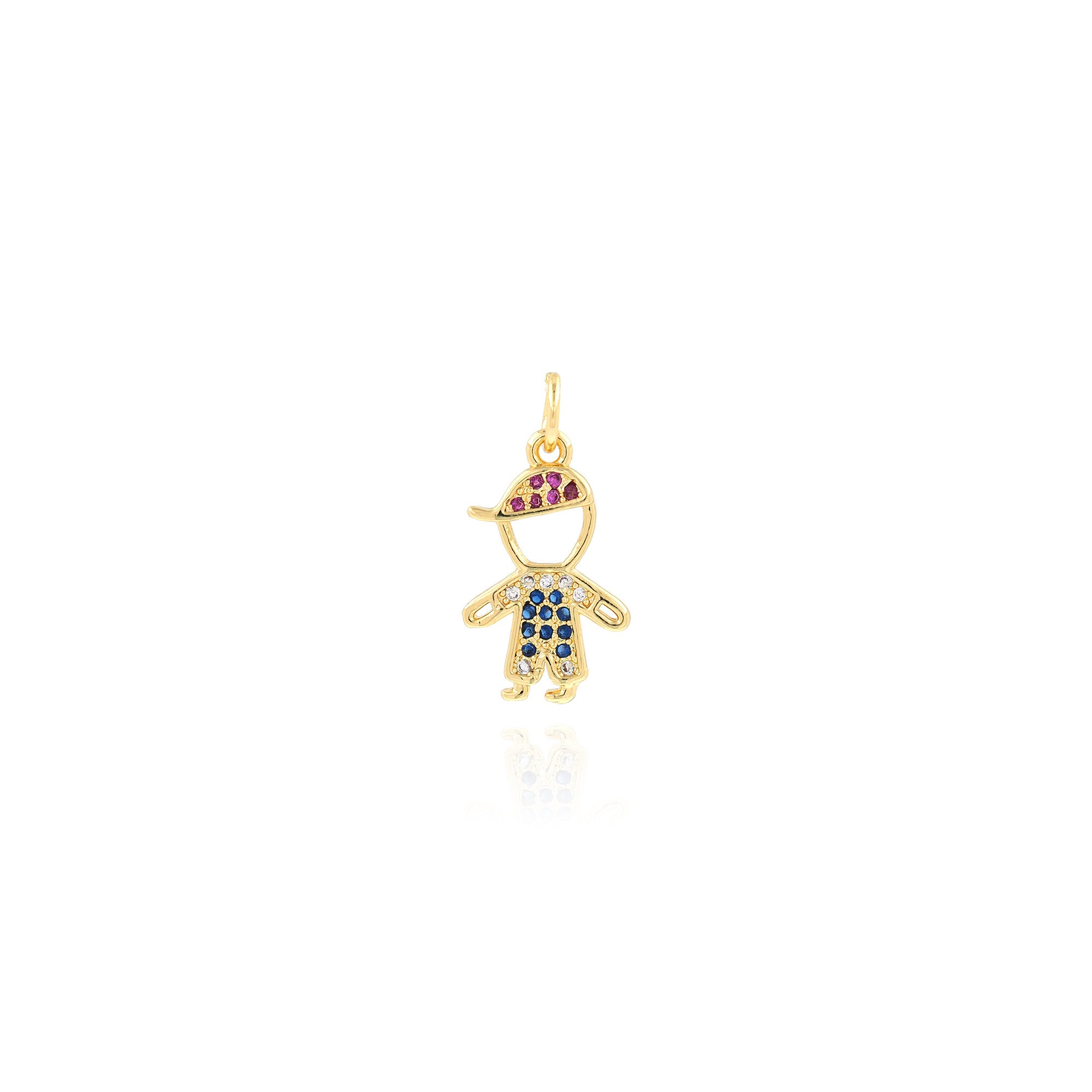 Adorable Little Boy Charm 18K Gold Filled Gift for Kids - Etsy