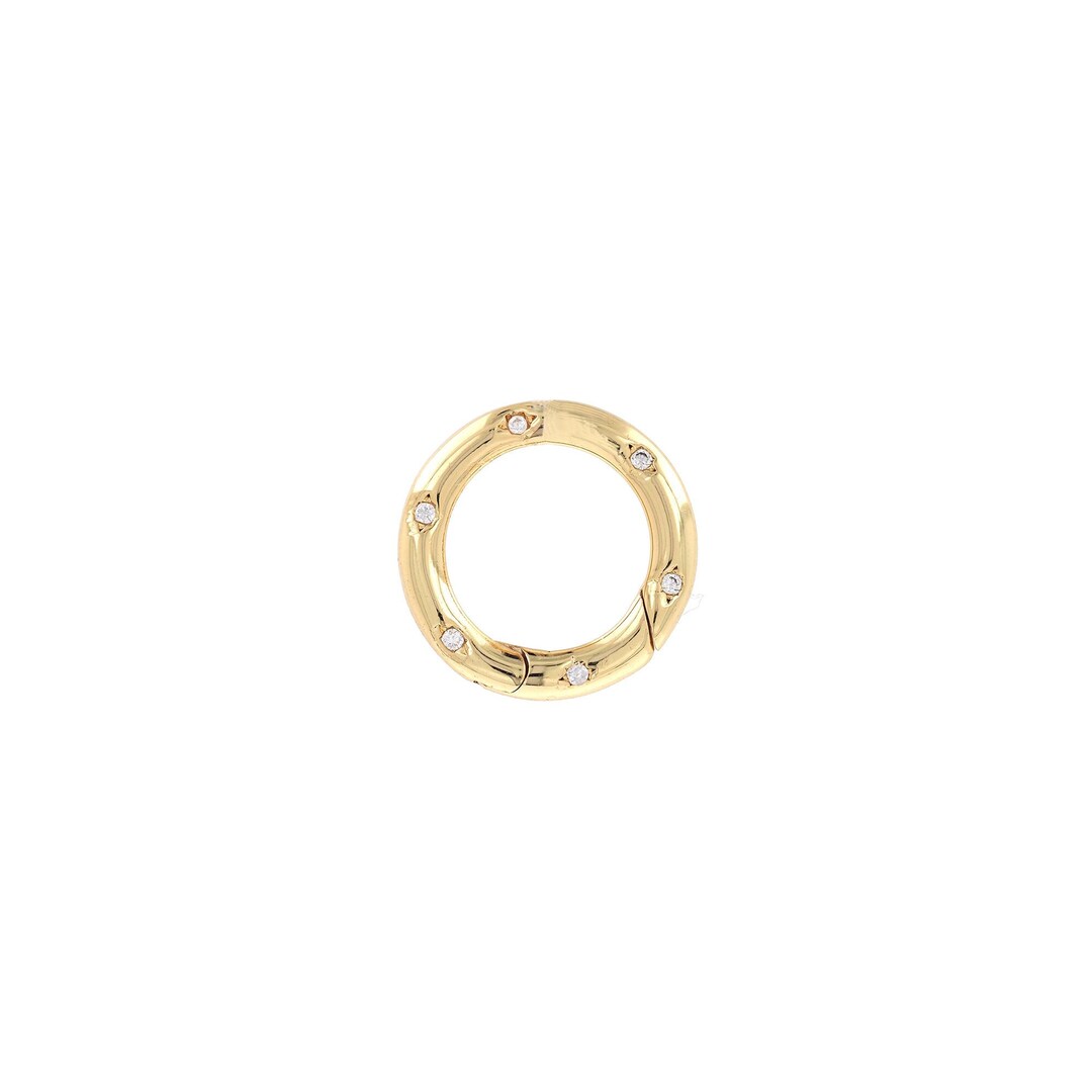 18K Gold Filled Lobster Clasp, Round Spring Clasp, Jewelry Clasp Charm ...