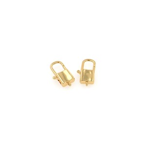 18K Gold Filled Lobster Clasp, Lock Spring Clasp, Jewelry Clasp Charm ...