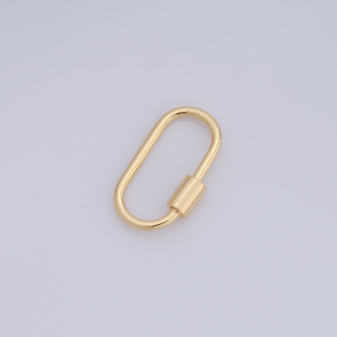 18K Gold Filled Retractable Clasp, Gold Screw Clasp, DIY Jewelry Making ...