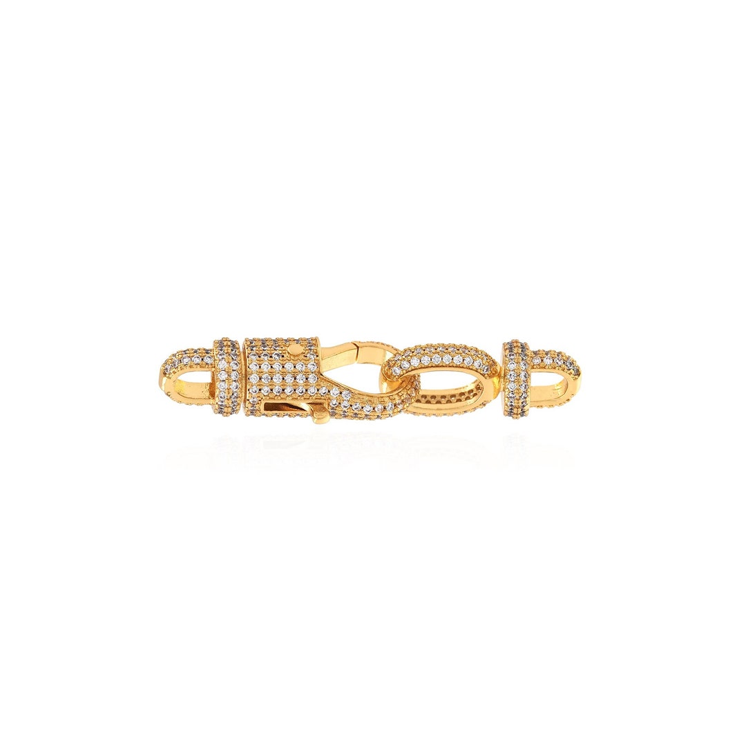 Clasp Connector, 18K Gold Filled Lobster Clasp Connector, Necklace ...