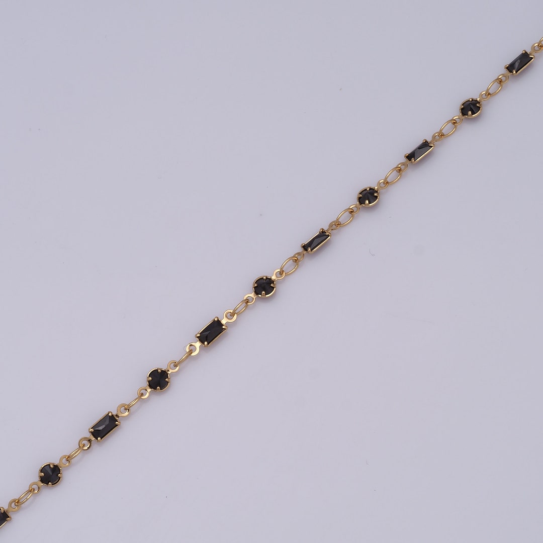 18K Gold Filled Beaded Chain, Micro Pavé CZ Round Chains, Square Chains ...