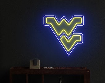 West Virginia University Neon Sign - Etsy