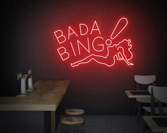 Bada Bing Neon Sign - Etsy UK