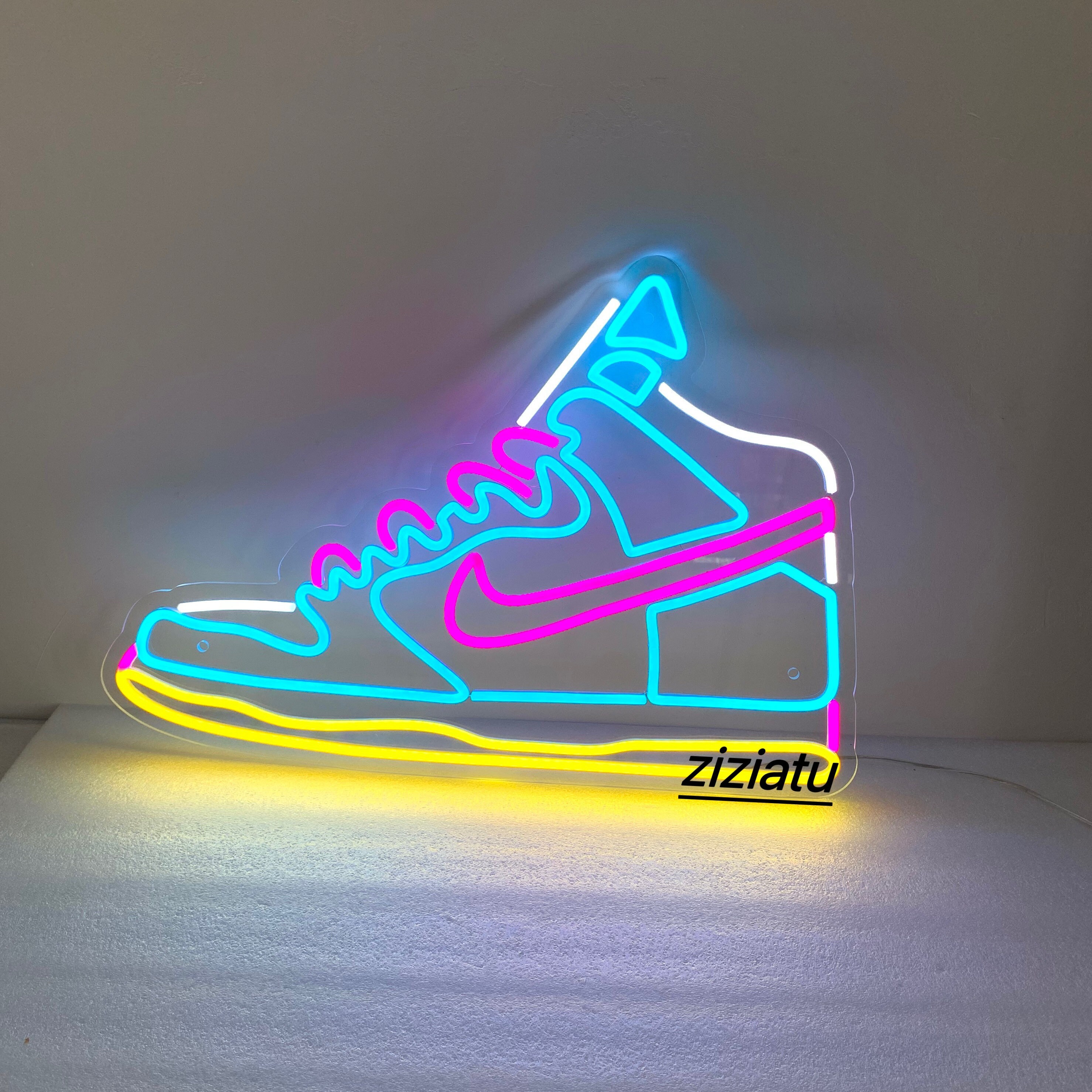 Air Jordan 1 Neon Sign Sneaker Neon Sign Sneaker Led Neon - Etsy