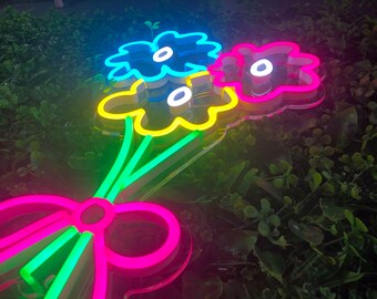 Flower Neon Sign | Etsy