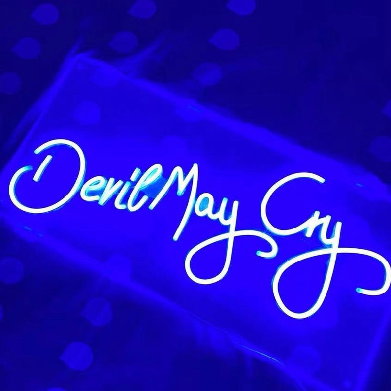 Devil May Cry Neon Sign / Game Neon Sign / Regalos - Etsy México